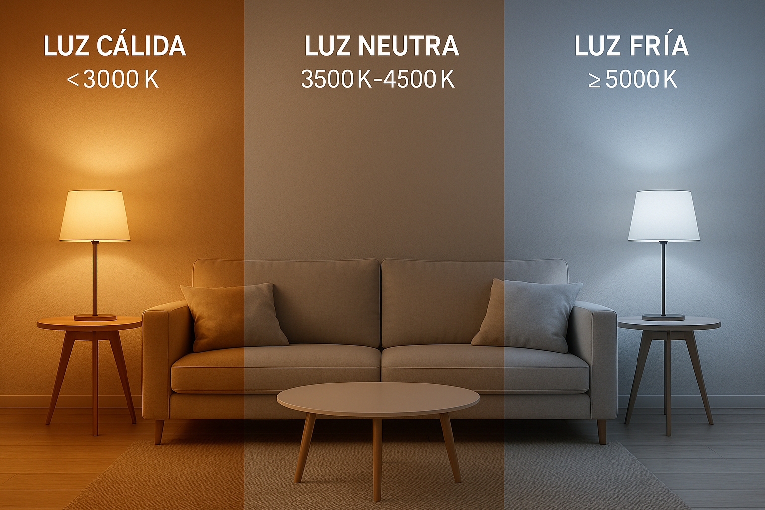 Temperatura del colore: Come scegliere la luce perfetta per ogni spazio. | Onok Lighting